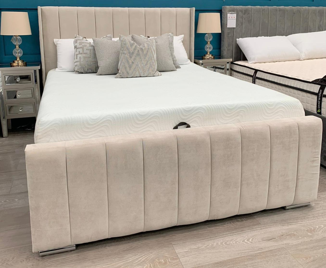 Topaz 3ft Single Bed Frame- Naples Cream